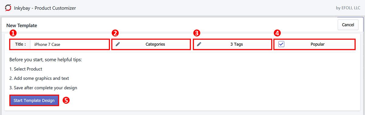 Predefined Design Templates - Product Customization Software for Print ...