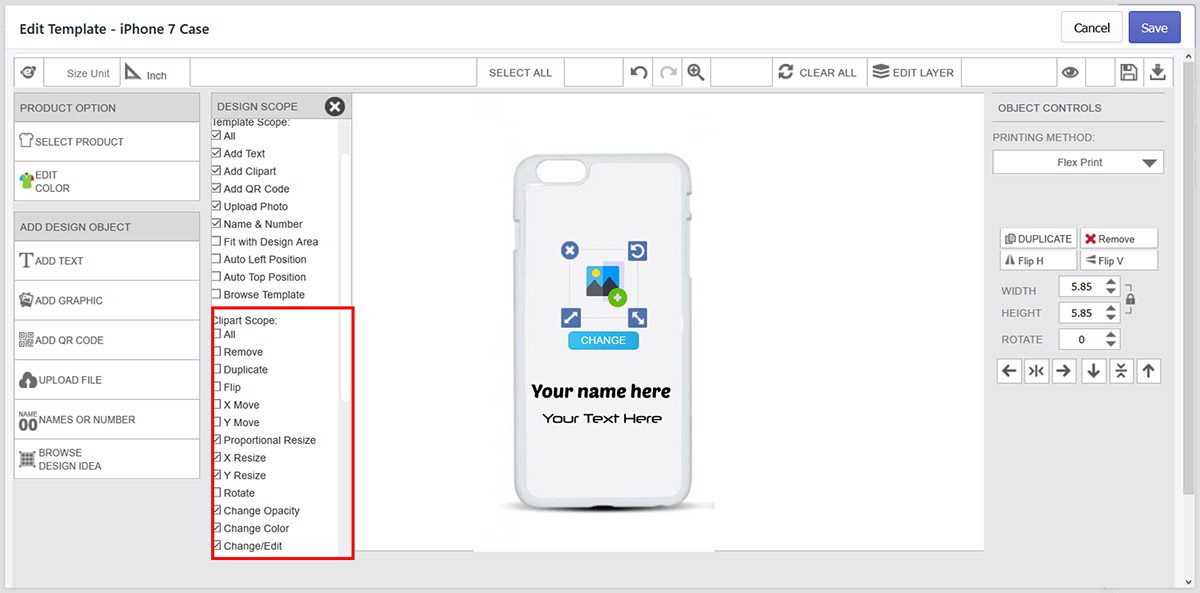 Predefined Design Templates - Product Customization Software for Print ...