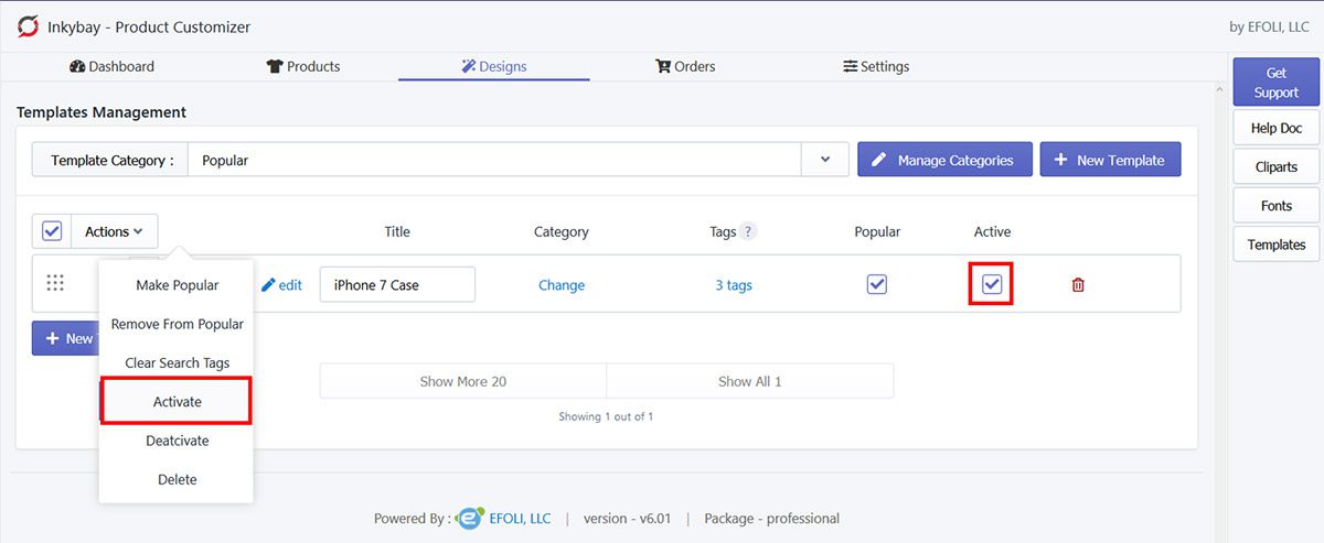 Predefined Design Templates - Product Customization Software for Print ...