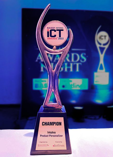 InkyBay - Product Personalizer Wins BASIS ICT Award 2022
