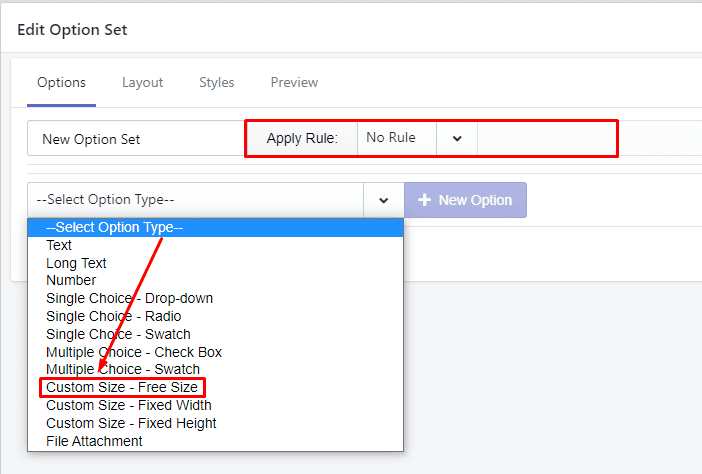 Dynamic Sheet Free size - Product Customization Software for Print Shops